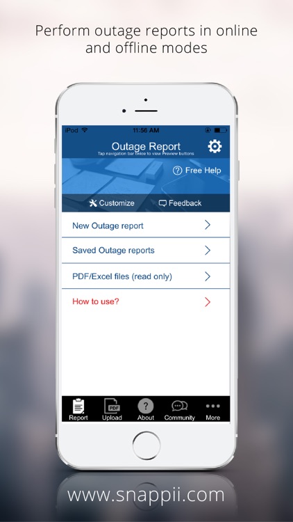 Outage Reporting App by Snappii