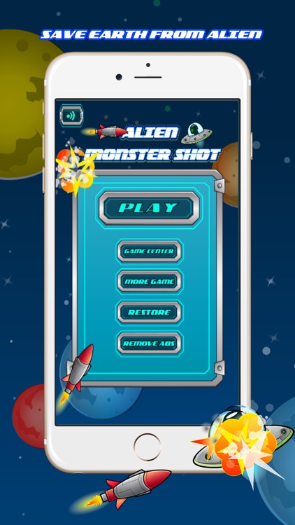 UFO Alien Shooting - Rocket Missle Defender Shot by Suwanna Kerlbel