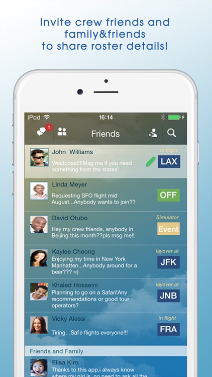 Skycrew:Import your roster to connect with crews by Skycrew Solutions Ltd.