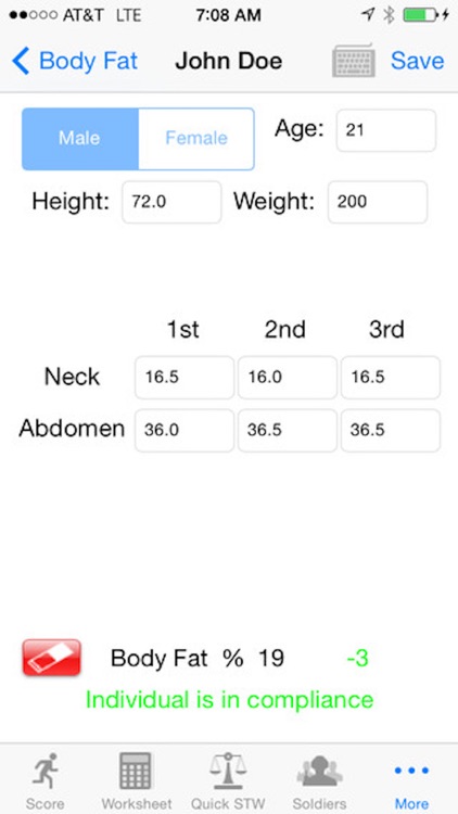 Army Fitness APFT Calculator full PRO by elaine heney