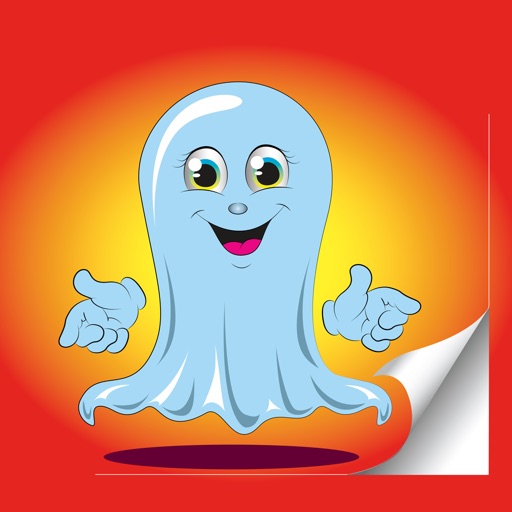 Animated Ghost Stickers by Agnieszka Pernak