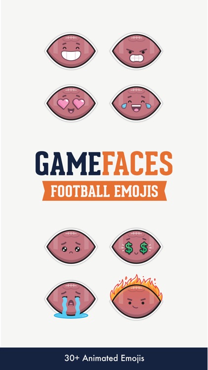 GameFaces ~ Football Emojis by John McGowan