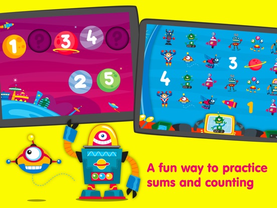 Robots & Numbers - Educational Math Games to Learn - AppRecs