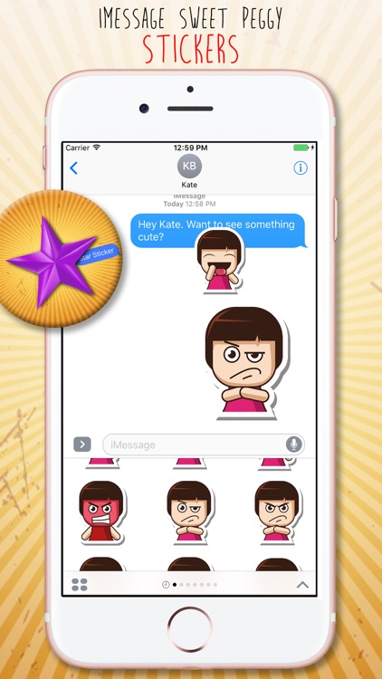 Sweet Peggy Emoji by Philipp Jeker