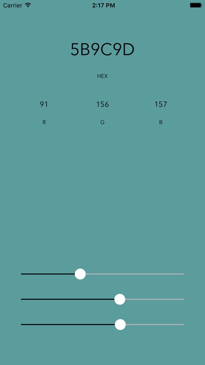REX - simple RGB to HEX converter by Diana Komolova