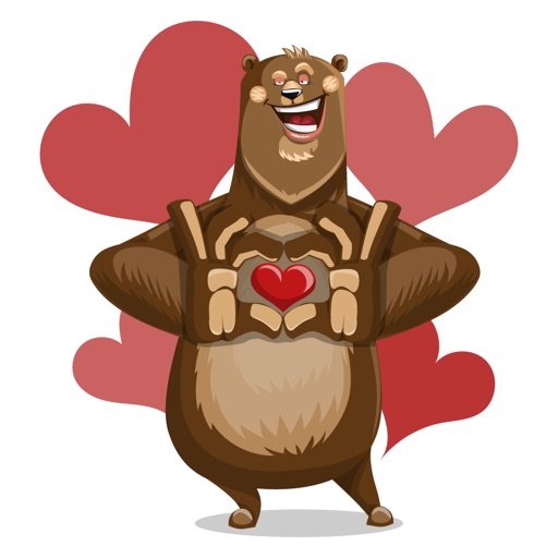 Bear Hug Sticker Vol 01 by Tuan Tran Anh