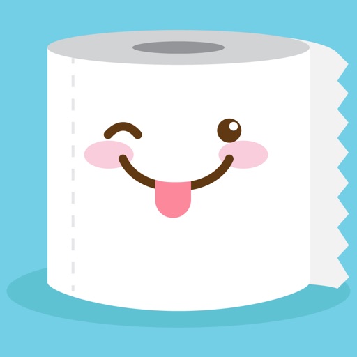 Cute Toilet Paper Stickers by Tuan Tran Anh