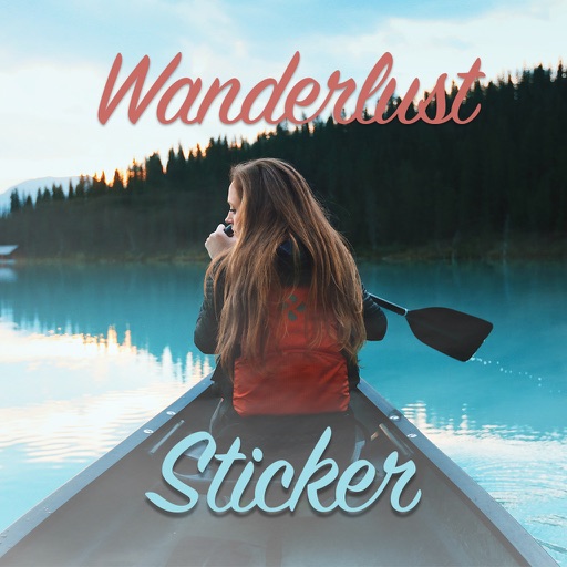 Wanderlust Sticker by Milchglas-Media GmbH