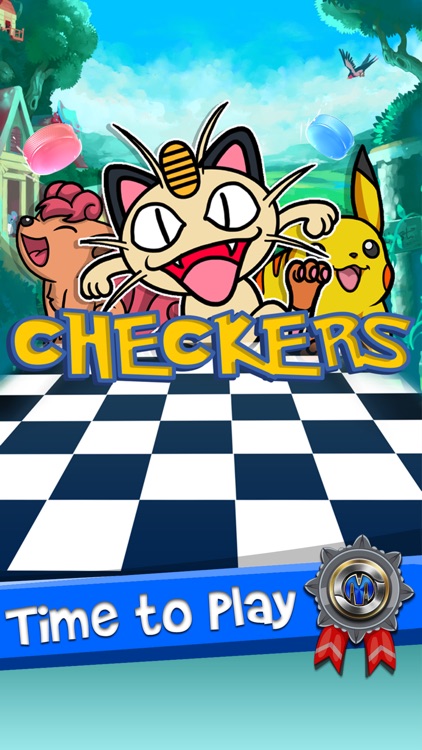 Manga Anime Poke Puzzle Board Checker with Friends by Supansa Potong