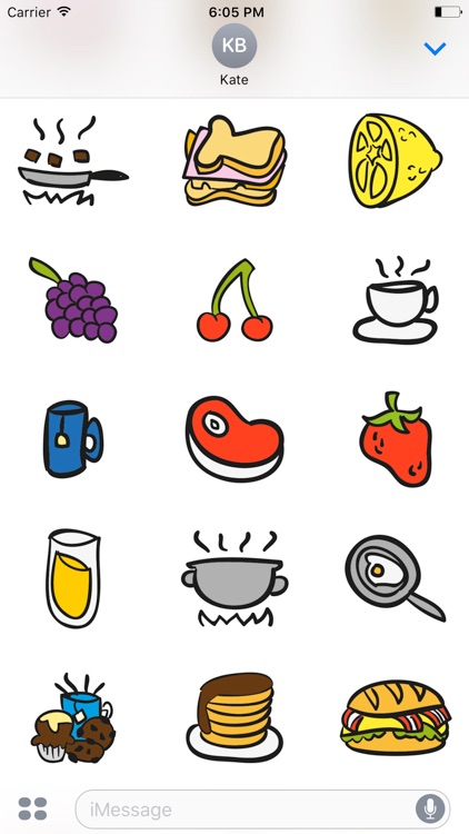 YUMMy food Stickers by APPBUBBLy