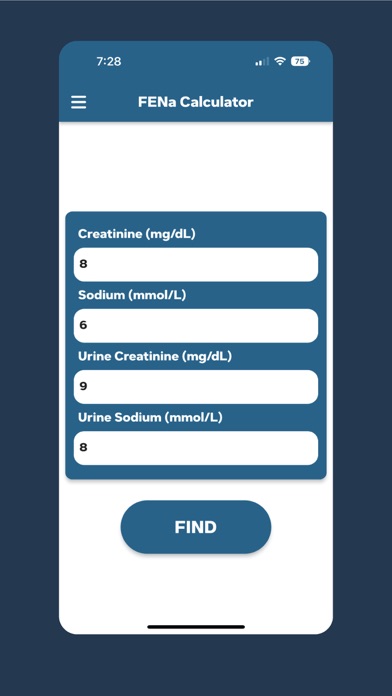 Télécharger FENa Calculator - Sodium Frac pour iPhone / iPad sur l'App ...