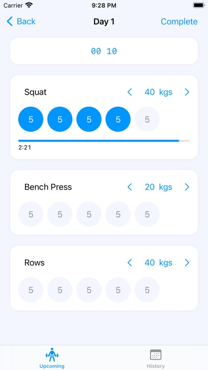 Lifts: Weight-training tracker by Richard Tompkins