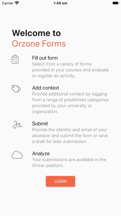 Orzone Forms by Ortrac AB