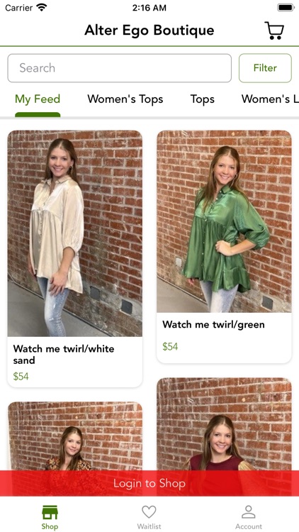 Alter Ego Boutique by CommentSold Apps SV