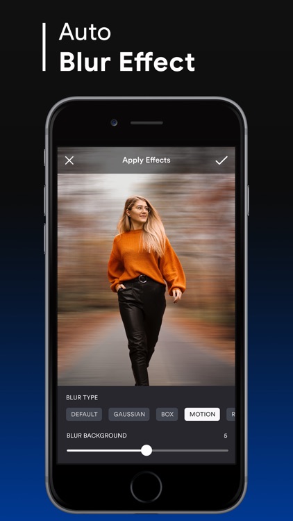 Auto Blur Backgrounds by Devendra Dhorajiya