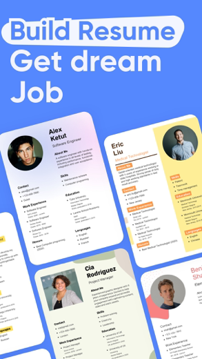 Resume Builder FREE of ads for iPhone - APP DOWNLOAD