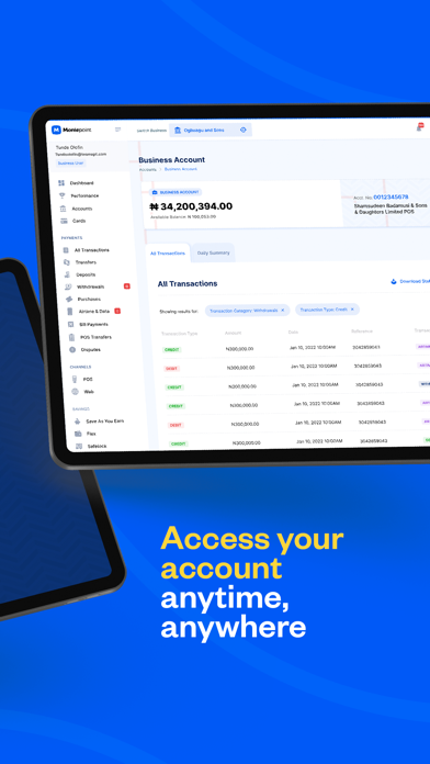 Télécharger Moniepoint Business pour iPhone sur l'App Store (Finance)