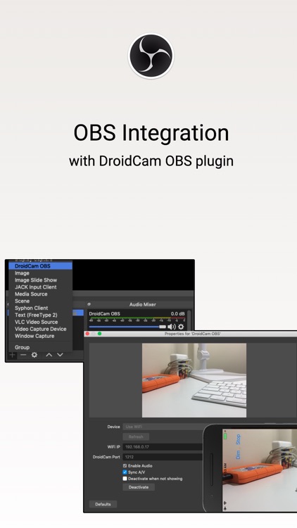 DroidCam Webcam & OBS Camera by DEV47APPS