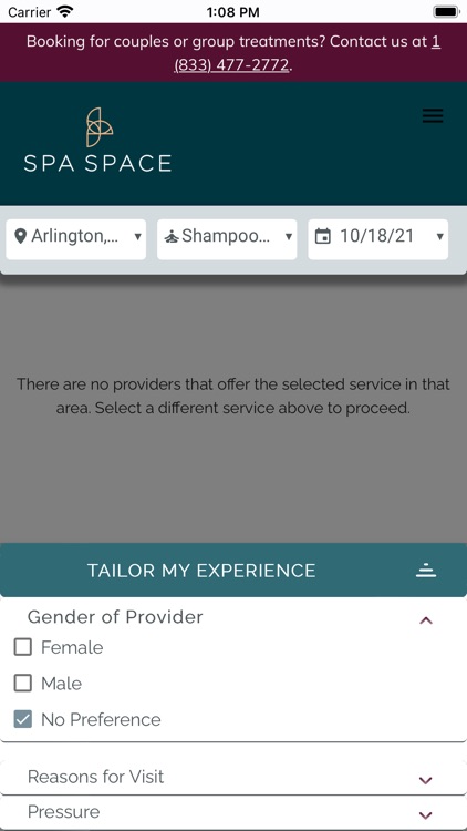 Spa Space app by Spa Space