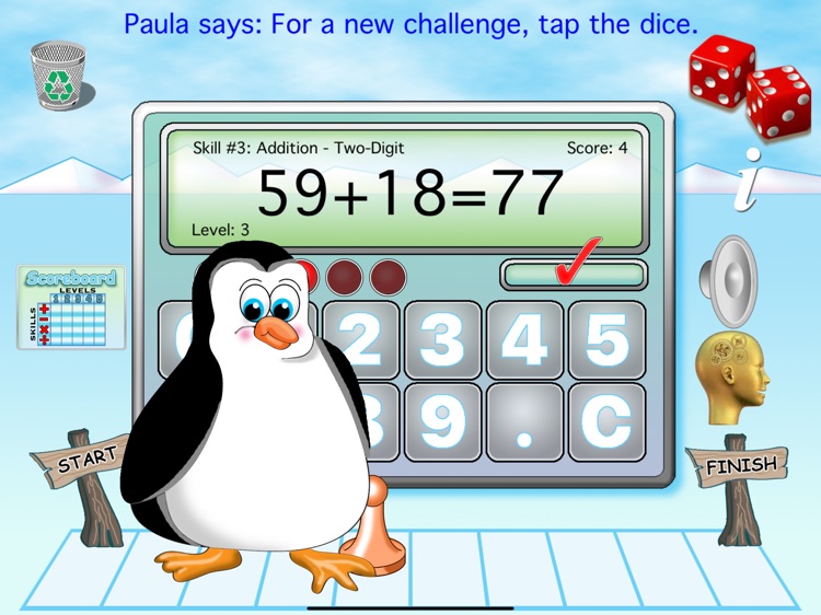 Pete the Penguin's Math Game by Ventura Educational Systems