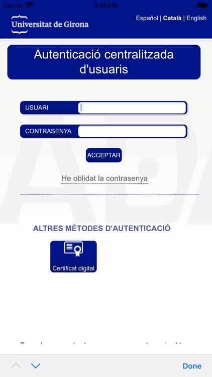 UdG Moodle by Universitat de Girona