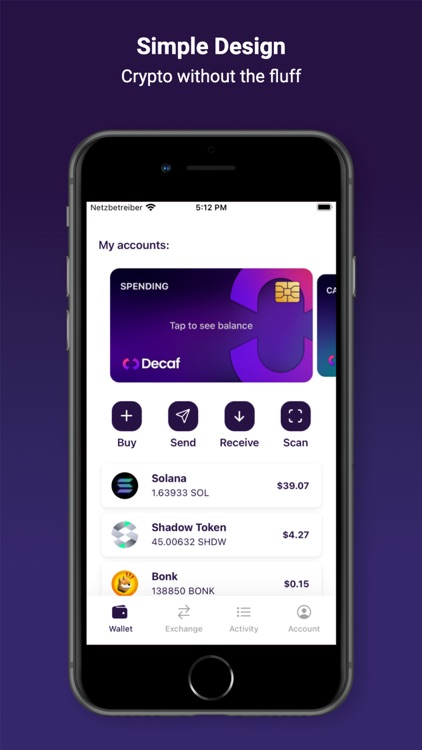 Decaf Wallet by Decaf Inc.