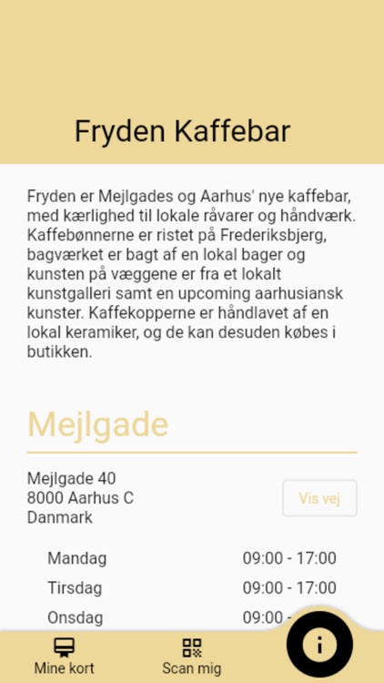 Fryden Kaffebar by CecilieMadsMikkel ApS