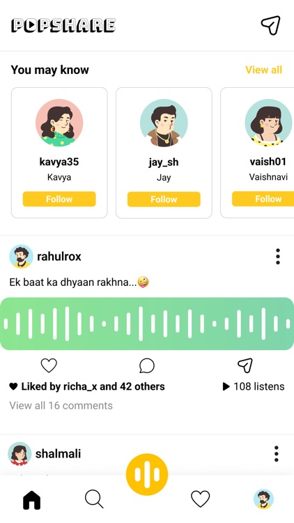 Popshare | Audio Social Media by Two Loops