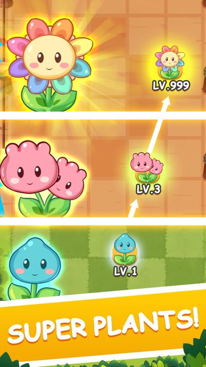 Merge Flowers Against Zombies by MNMFUN