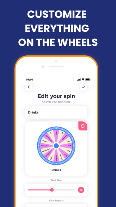 Spin The Wheel, Raffle Picker iPhone App