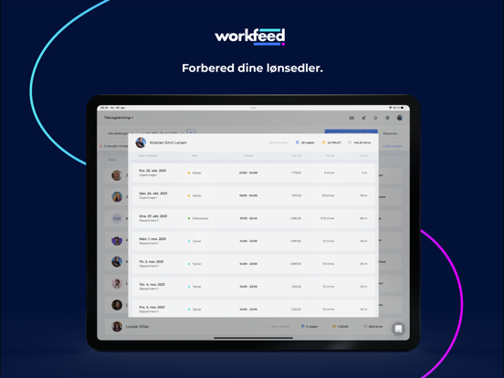 Télécharger Workfeed - Vagtplan pour iPhone / iPad sur l'App Store (Economie et entreprise)