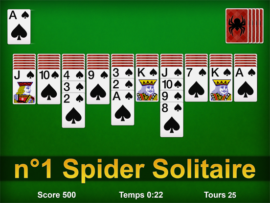 Télécharger Spider Solitaire: Jeu de carte pour iPad sur l'App Store (Jeux)