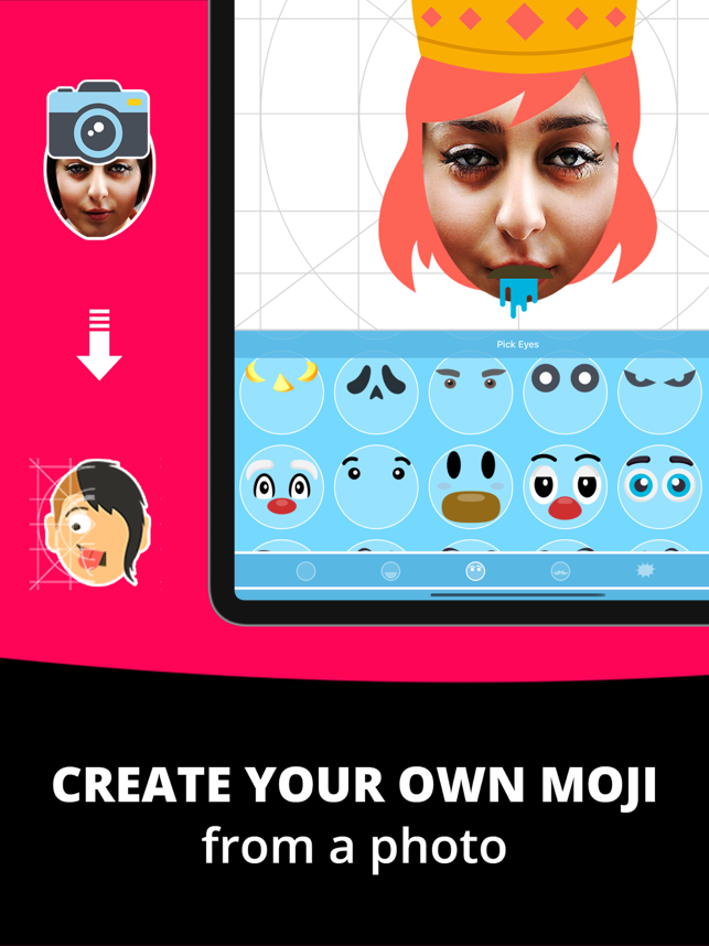 【iOS APP】Face Moji Creator 表情符號創作者~製作你自己的表情符號 – Dr.愛瘋 APP Navi