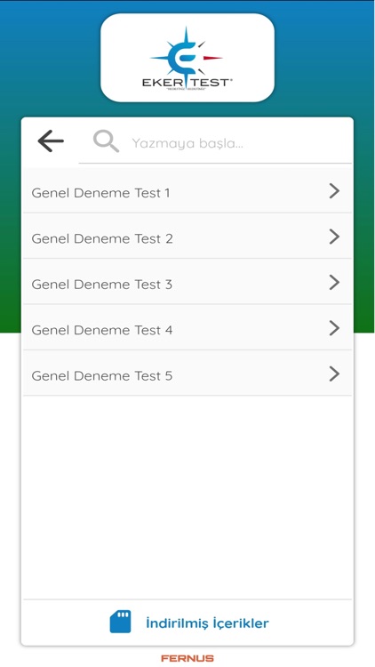 Eker Test Video Çözüm by FERNUS BILISIM HIZMETLERI EGI.DAN. ve TIC.LTD.STI.
