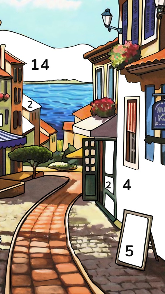 IPaint Color By Number Game App For IPhone Free Download IPaint Color 
