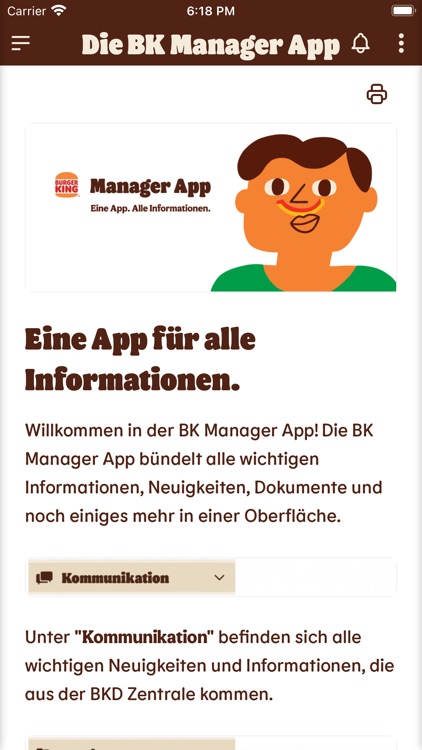 BK Manager by Burger King Deutschland GmbH