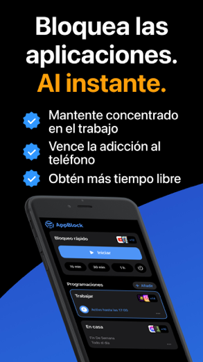 AppBlock - Bloquea apps y webs para iPhone - DESCARGAR APLICACIÓN